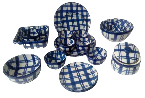 domit Ceramic Dinner Set - 20 Pcs : Amazon.in: Home & Kitchen