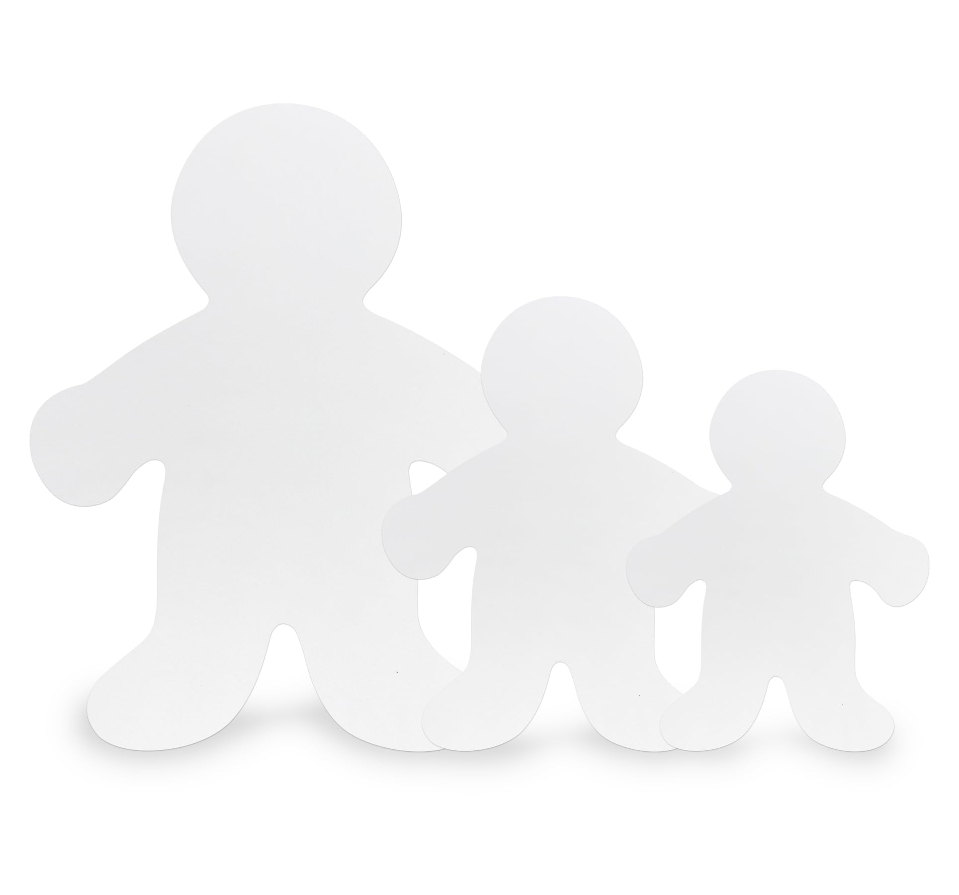 Hygloss White Paper Shape People Cut Outs Assorted Sizes 5 | Desertcart ...