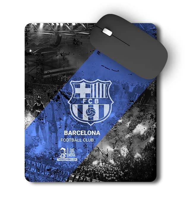 The Desi Monk Forca Barca Mouse Pad for Gamers | FCB Anti Skid ...