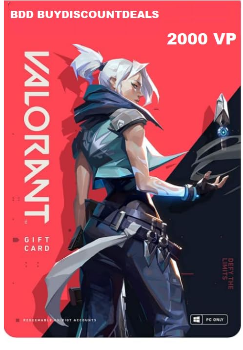 Valorant Points Gift Card 2000 VP Valorant Points Code (PC Code Only ...