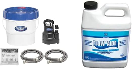 Superior Pump 91660 Tankless Water Heater Descaler Pump Kit with Non ...