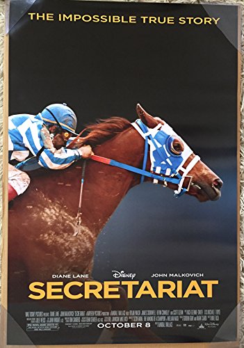 SECRETARIAT MOVIE POSTER 2 Sided ORIGINAL FINAL 27x40 DIANE LANE ...