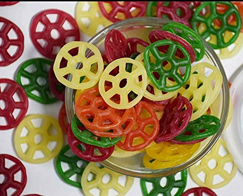 Nature's Gram | Colorful Wheel Fryums | Ready to Fry Papad Snacks ...