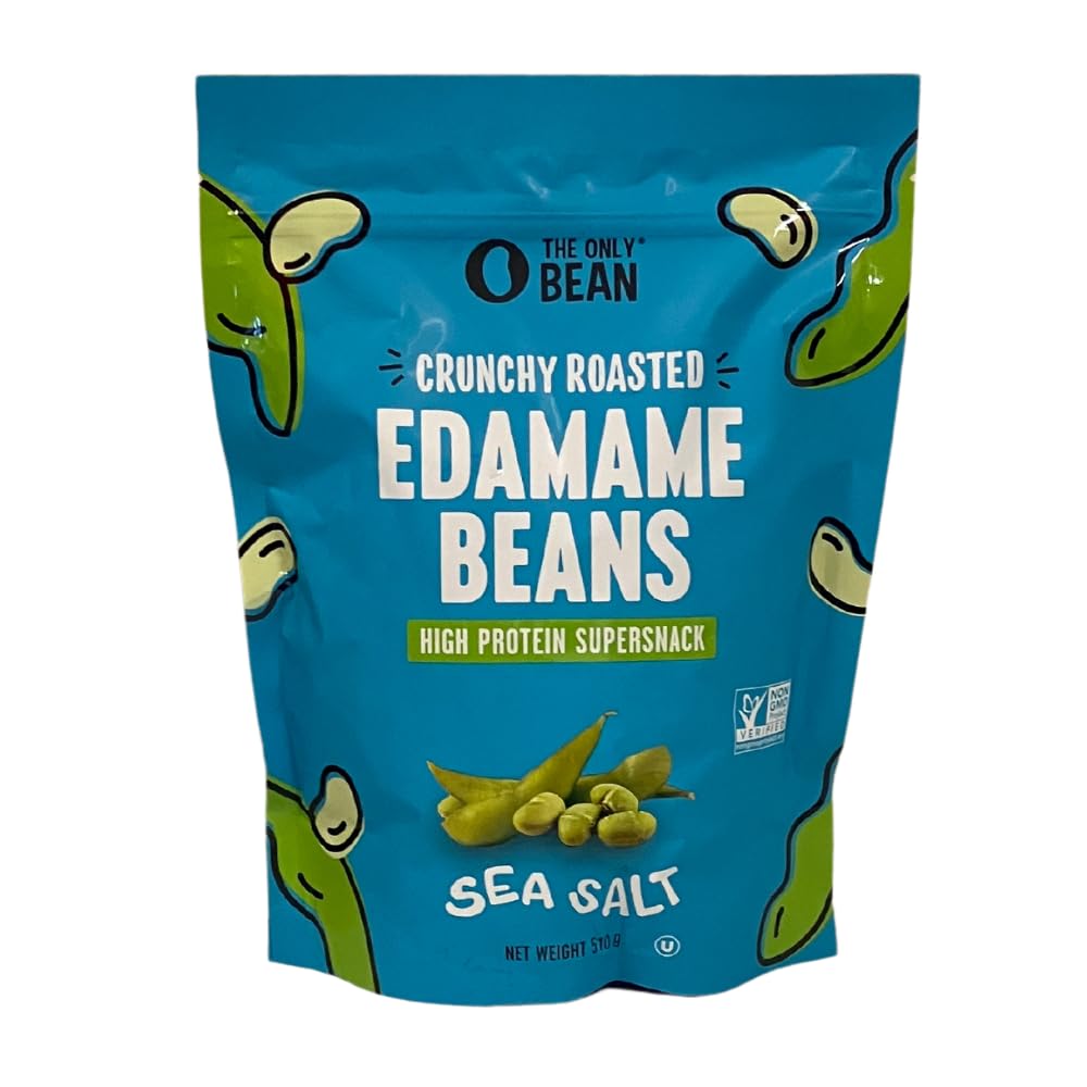 Amazon.com: The Only Bean Crunchy Dry Roasted Edamame Snacks (Sea Salt ...