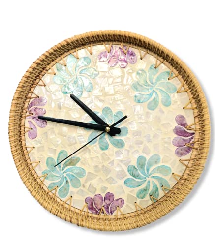 Amazon.com: Handmade Large Wall Clock Unique, Rustic Cottagecore Clocks ...
