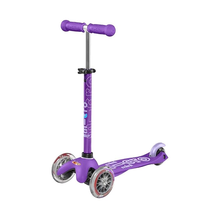 Buy Micro Kickboard - Mini Deluxe LED 3-Wheeled, Lean-to-Steer, Swiss ...