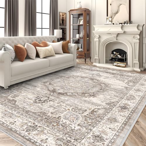 Amazon.com: TOPRUUG Washable Oriental Area Rug - 9x12 Rugs for Living ...