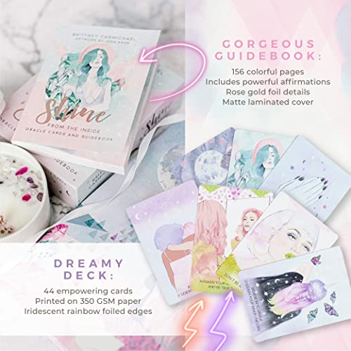 Snapklik.com : Shine From The Inside Oracle: A 44-Card Deck And Guidebook