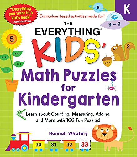 The Everything Kids' Math Puzzles for Kindergarten: Learn about ...
