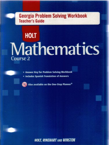 Amazon.com: Holt Mathematics Georgia: Problem Solving Workbook Teachers ...