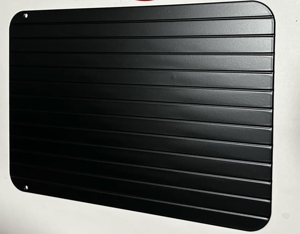 Amazon｜【家事ヤロウ推薦】Blaulock 解凍プレート 急速 解凍 食材プレート アルミ製 高熱伝導率 日本製 解凍皿 食材トレー 置くだけ 軽量 薄型 コンパクト 冷凍食品対応 粗熱 ...