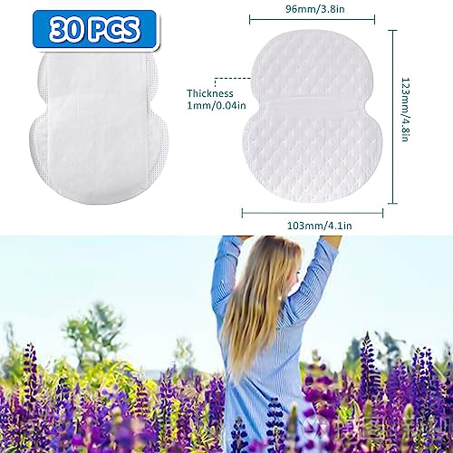 Underarm Pads, Pack of 30 Armpit Sweat Pads, Anti-Sweat Pads ...