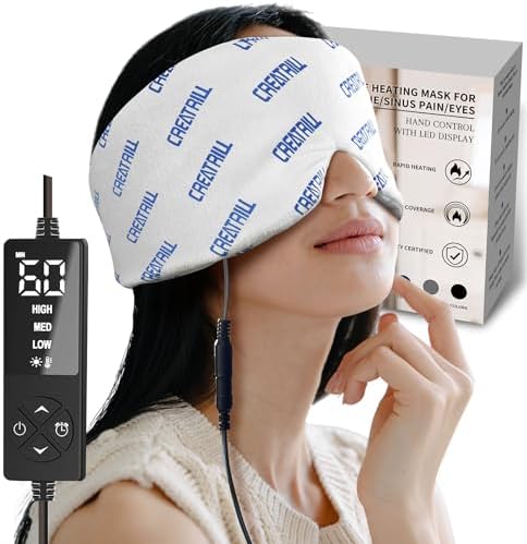 Amazon.com: Comfytemp Heated Eye Mask for Dry Eyes, USB Wearable Eye ...