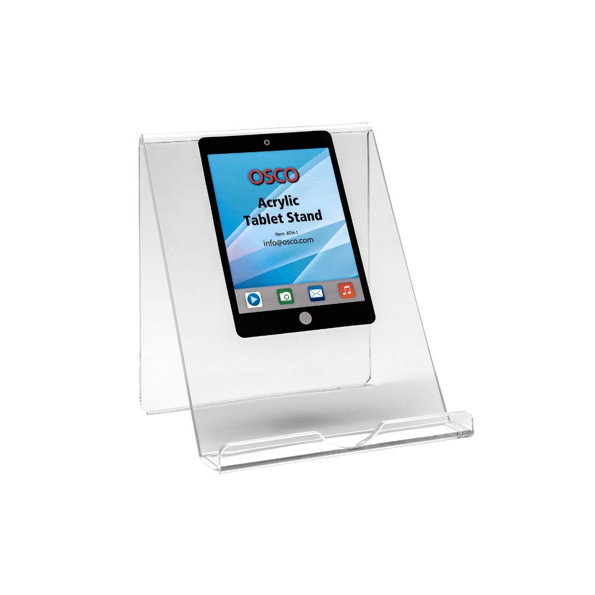 OSCO Clear Acrylic Tablet Holder | iPad Holder | Phone Stand | Book ...