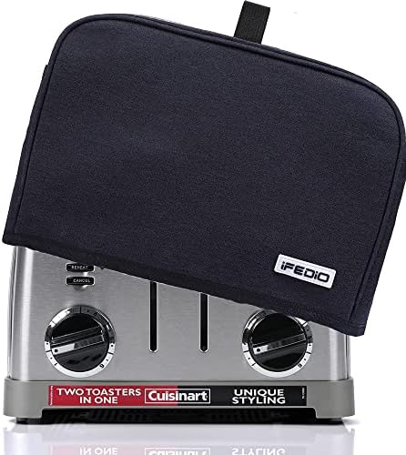 Amazon.com : iFedio 2 Slice Toaster Cover with Two Pockets for Storing ...