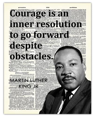 Amazon.com: Inspirational Martin Luther King Poster "Courage is an ...