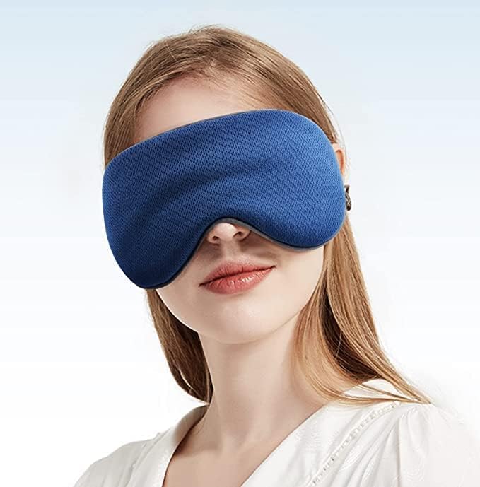 Amazon.com: Sleep Mask with Adjustable Ear Loops [2 Packs], Cool Warm ...