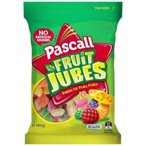 Amazon.com : Pascall Fruit Jubes 180g : Grocery & Gourmet Food