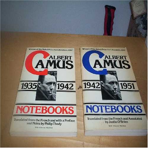 Albert Camus Notebooks. 1935-1942 & 1942-1951 (2 Volumes Together ...
