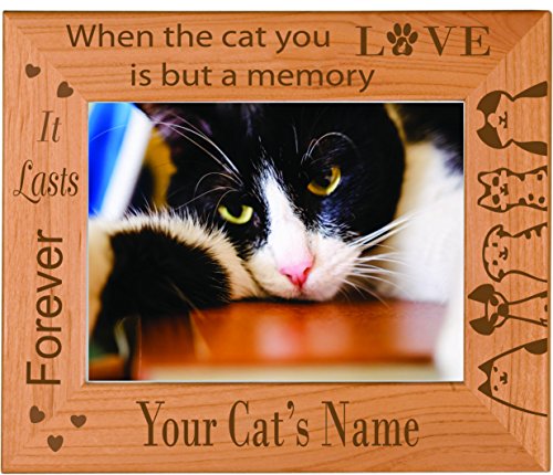 Amazon.com: Engraved Personalized Cat Memory Frame : Home & Kitchen