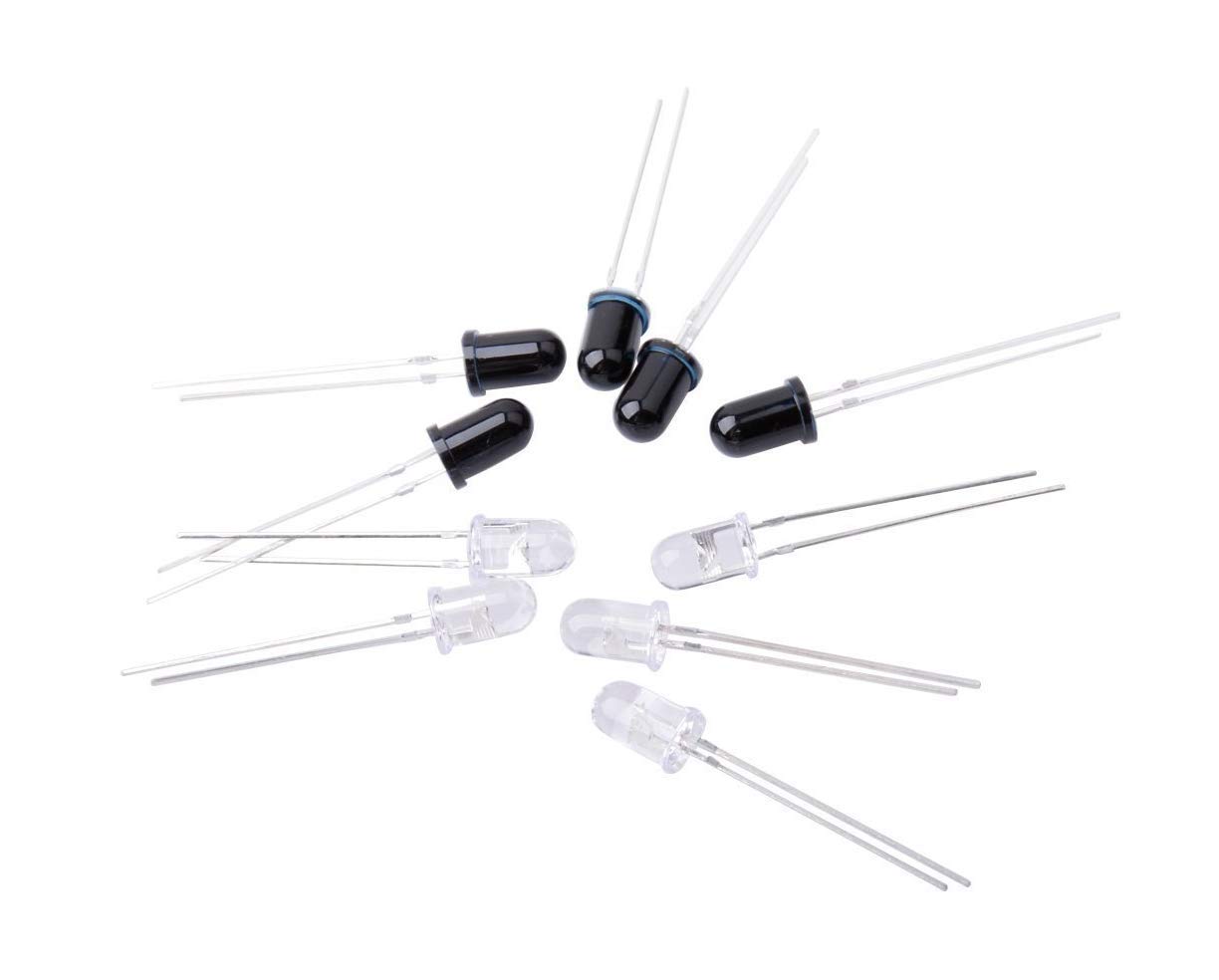 Buy CentIoT - 10PCs 5 Pairs 5mm Universal LED IR Infrared Emitter ...