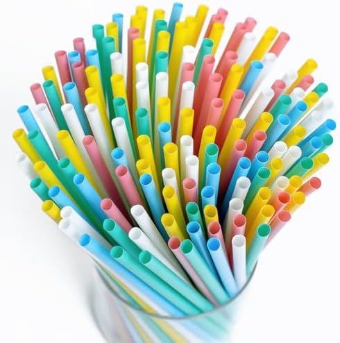 Amazon.com: Weemium Compostable Straws - 300 Pack | 100% Plant-Based ...