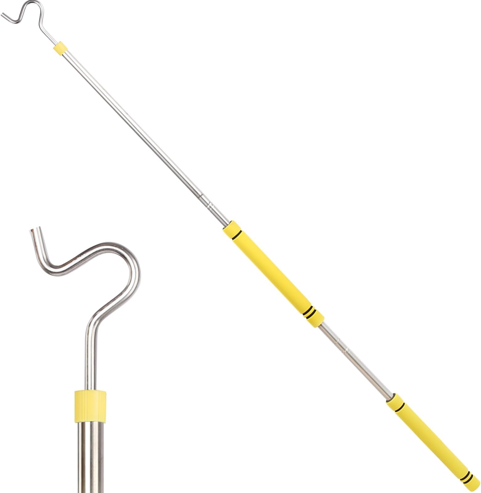 Amazon.com: Closet Stick Pole,Closet Hook,Fashion Aluminum Alloy ...