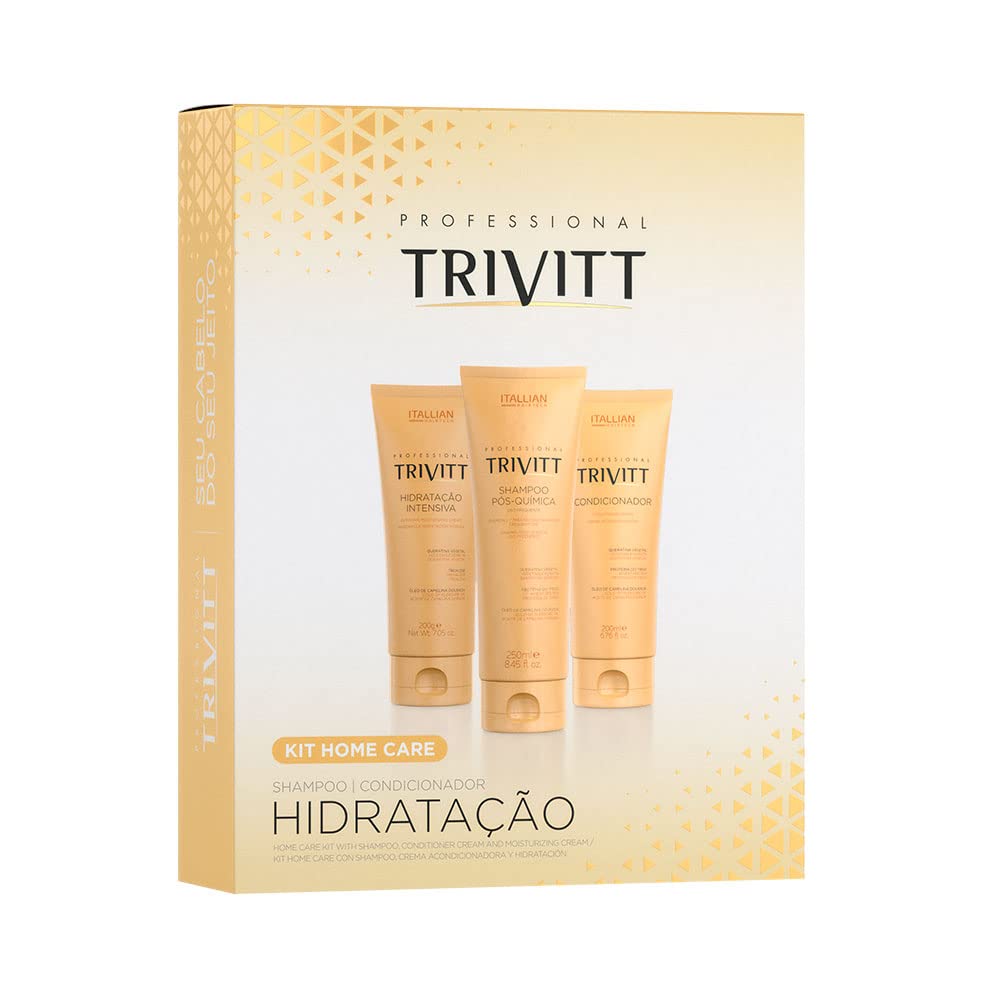 Itallian Hairtech Kit Home Care Com Hidratação Trivitt (Nova Embalagem ...