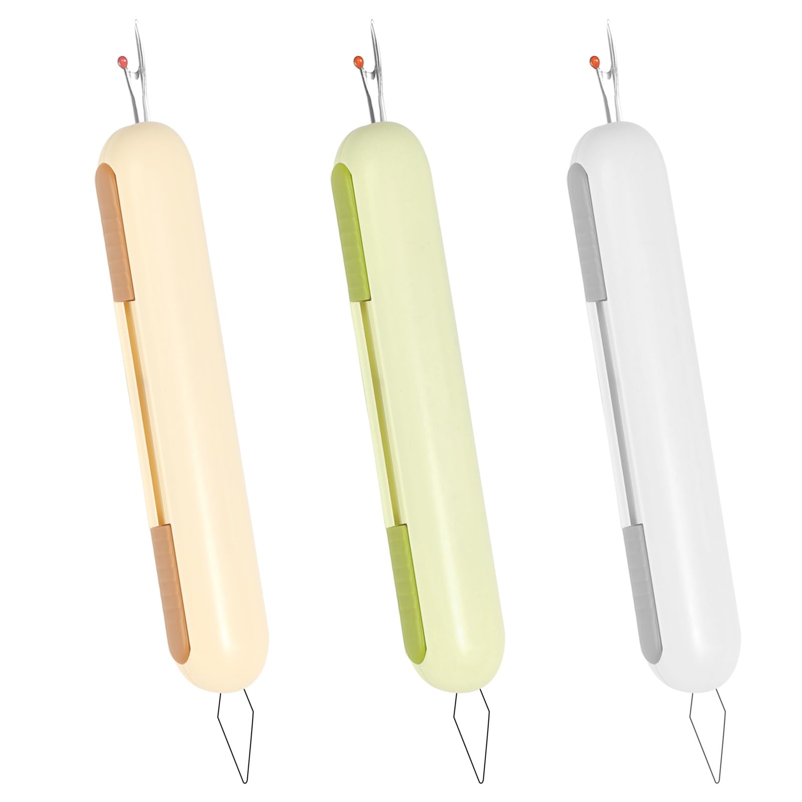 2 in 1 Needle Threader Seam Ripper, 3pcs Seam Ripper Needle Threader ...