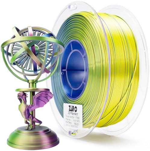Amazon.com: ZIRO Silk 3-in-1 Color Change PLA Filament 1.75mm, Magic ...