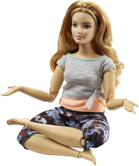 Amazon.com: Barbie Made to Move Dolls with 22 Joints and Yoga Clothes ...