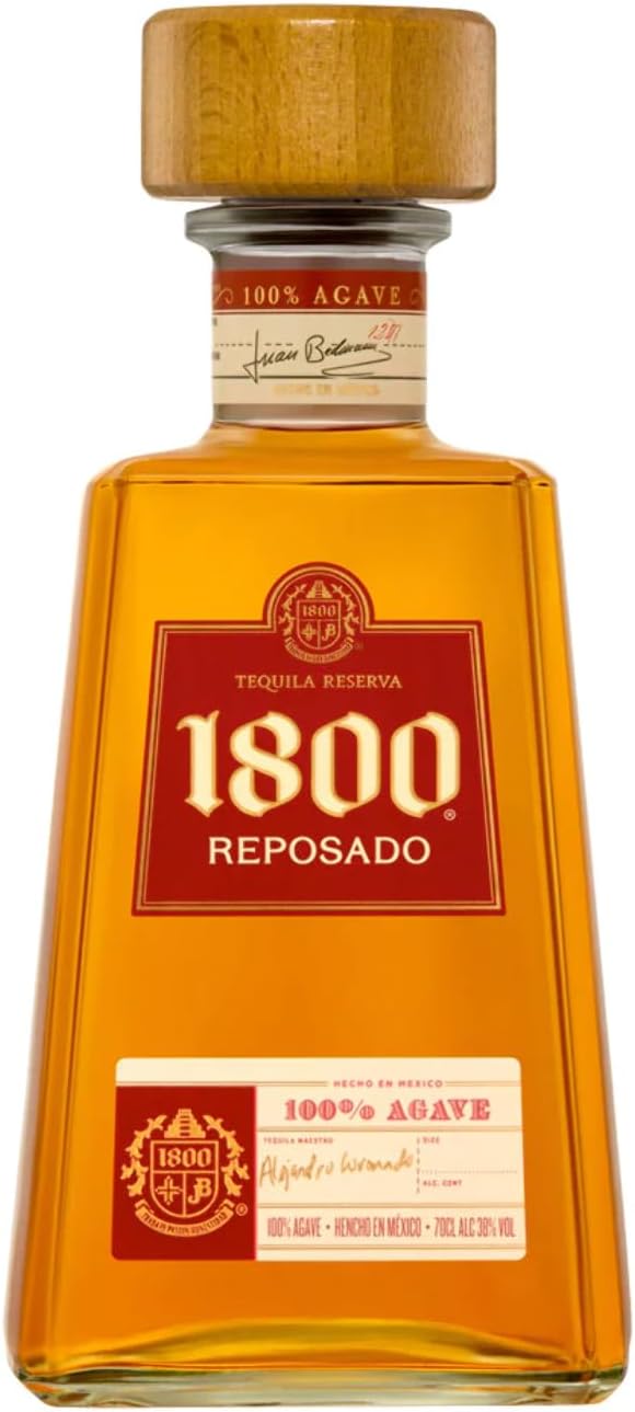 1800 Reposado 40% ABV Tequila 750mL : Amazon.com.au: Grocery