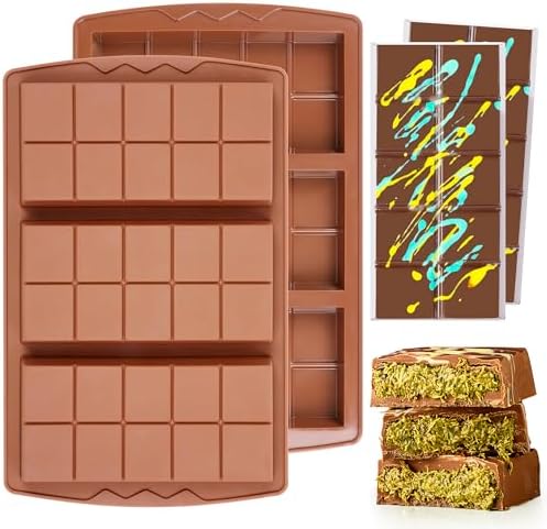 Amazon.com: milano home Authentic Polycarbonate Dubai Chocolate Mold ...