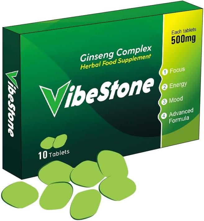 New VIBESTONE 10 Pills 500mg - Stronger & Harder Enhanced Strength ...