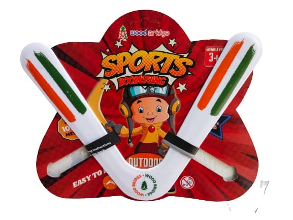 Indian Tricolor Boomerang- Returning Booma Outdoor Sports : Amazon.in ...