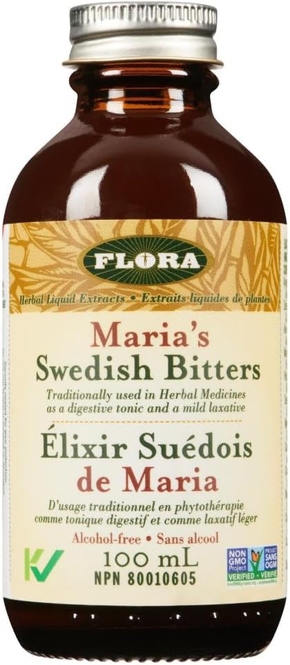 Flora - Maria’s Swedish Bitters Alcohol-Free 100 mL : Amazon.ca: Health ...