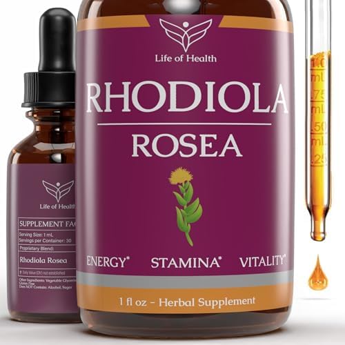 Amazon.com: Rhodiola Rosea Tincture - Rhodiola - Rhodiola Extract - for ...