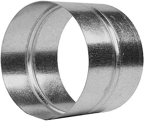 4" Inch Couplings for Ducts Without Gaskets - Metal Vent Duct Connector ...