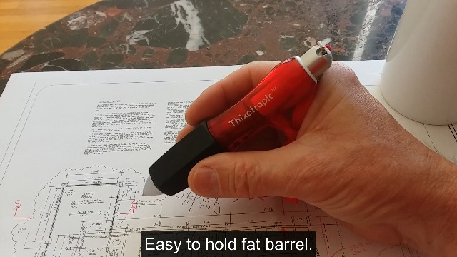 Watch Thixotropic Heavy Pen with Hexagonal Grip on Amazon Live