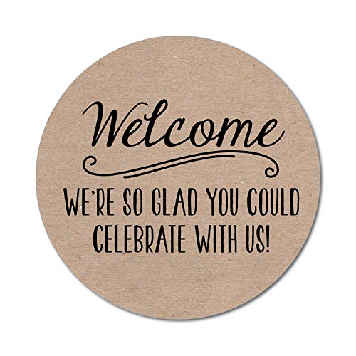 Amazon.com: 36 2.5-inch Welcome Sticker Labels for Rustic Country ...