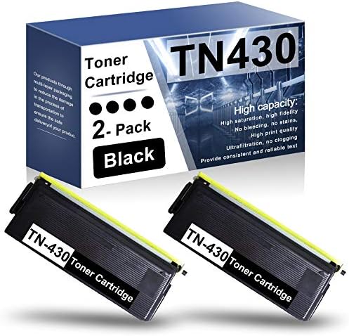 Amazon.com: 2 Pack Black Tn430 Tn-430 Toner Cartridge Replacement For 