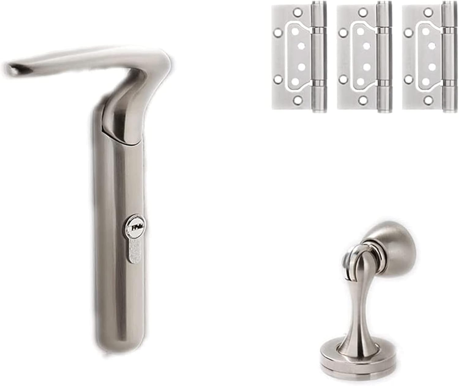 Amazon.com: Wooden Door Lock, Horn Lock Door Levers Interior Door ...