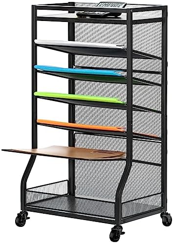 SimpleHouseware 6 Tier Wall Mount Document Letter Tray Organizer ...