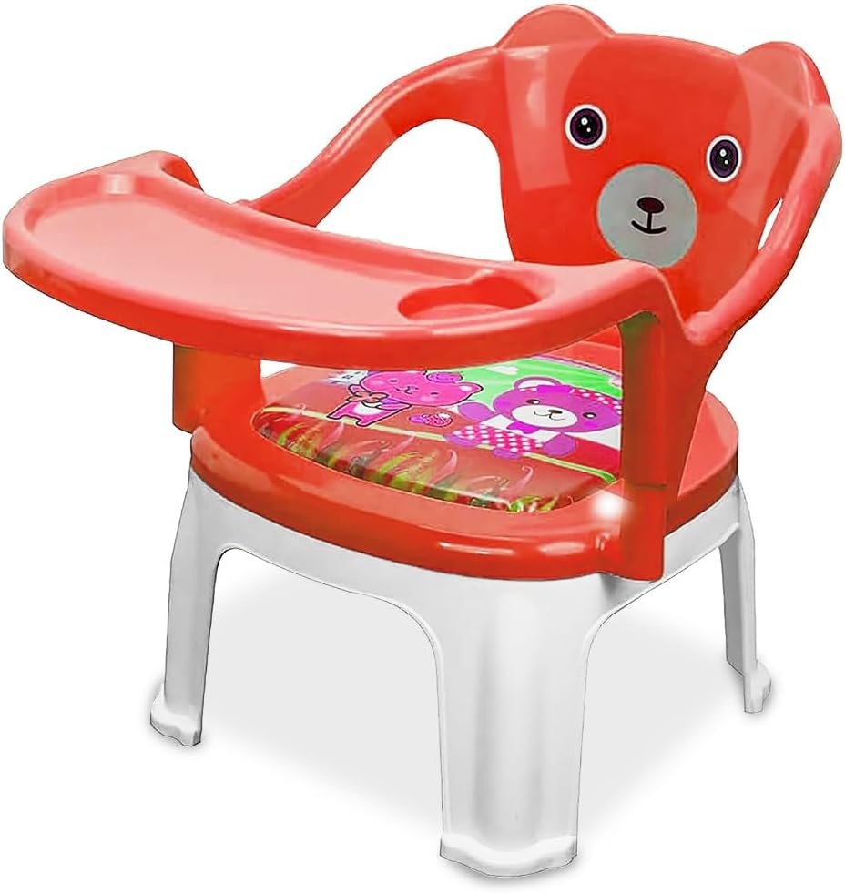 Buy Soko Detachable Baby Desk Plastic Chair with Cushion Seat & High ...