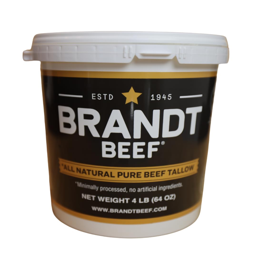 Amazon.com : Brandt Beef Tallow - 64oz Tub - 100% Pure Beef Tallow for ...