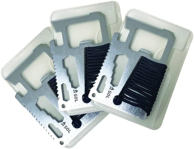 SOL PackIt Survival Card Tool - 3 Pack - Amazon.com