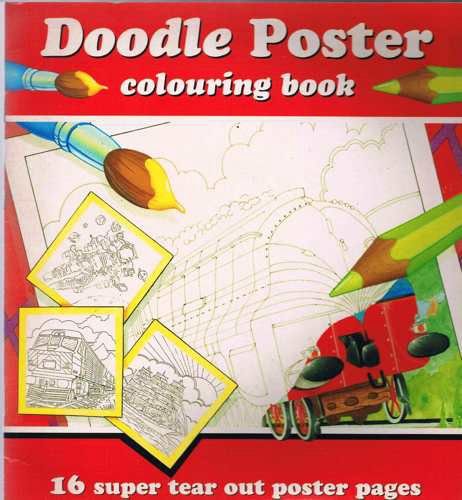 Amazon | Doodle Poster Colouring Book | Activity Books