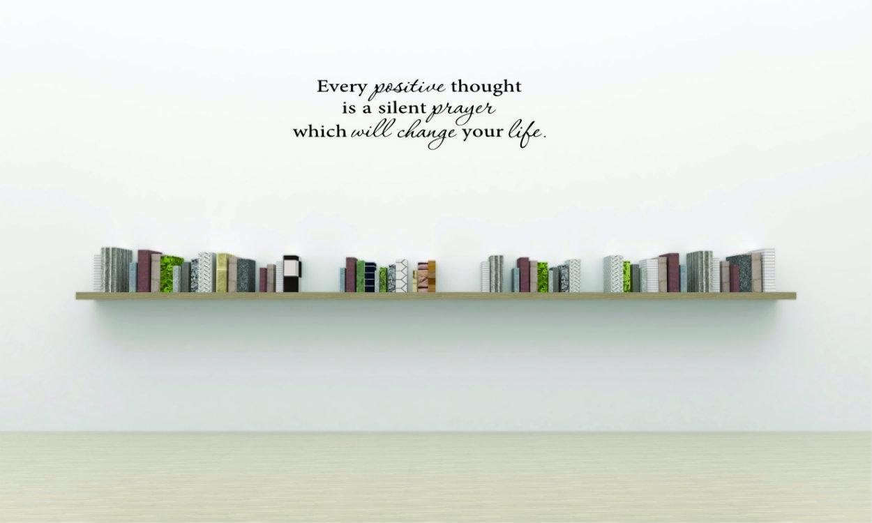 Amazon.com: Every Positive Thought Is A Silent Vinyl Wall Decal for ...