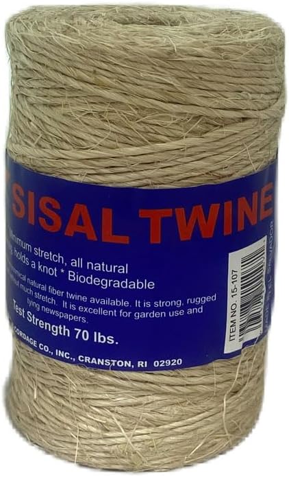 Amazon.com: 1 Ply Sisal Twine 550 Foot : Arts, Crafts & Sewing