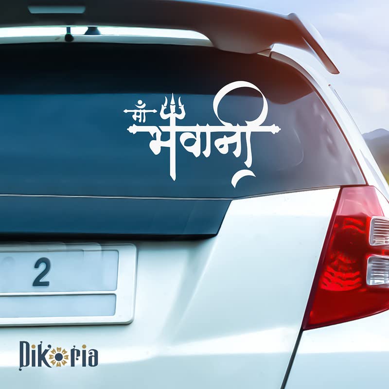 Dikoria Maa Bhawani Car Sticker, car Stickers for Car Exterior, Glass ...